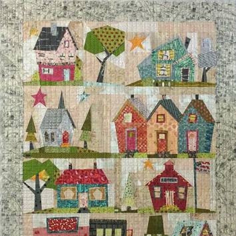 Tiny Houses Quilt Pattern - Etsy