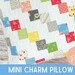 Mini Charm Pillow Pattern by the Tipsy Needle*charm Pack Pillow*pillow ...