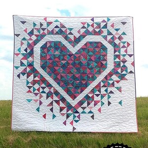 Exploding Heart Quilt Pattern - Etsy
