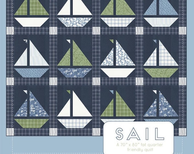 Sail Quilt Pattern by Thimble Blossoms*sail Quilt Pattern*sail Quilt*nantucket Summer Quilt ...