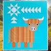 Mini Coos A Highland Coo Quilt Pattern by Art East Quilting Co ...