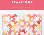 Starlight Quilt Pattern by Cotton Joyfq Friendly Quiltprairie Tracksbeginner Quilt Patternspring ...