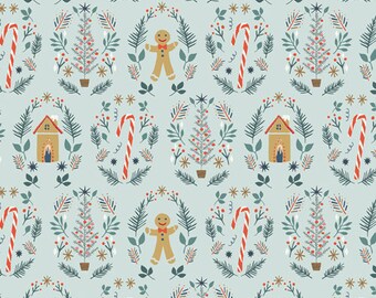 Gingerbread fabric | Etsy