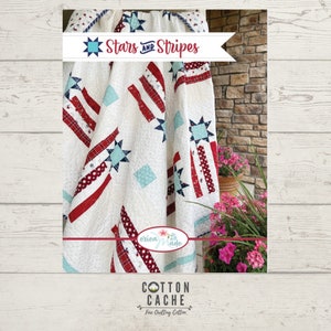Stars and Stripes Quilt Pattern by Erica Made*flag Quilt Pattern*flag ...