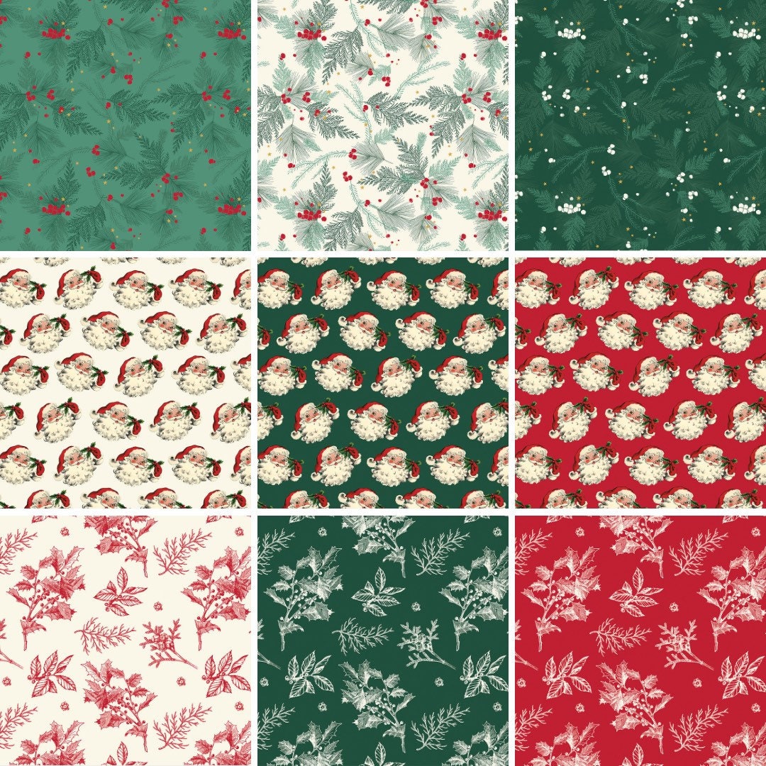 Riley Blake Designs Old Fashioned Christmas 10 Stacker (10-12130-42)