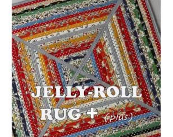 Jelly Roll Rug + Pattern by R.J. Designs*jelly Roll Rug*jelly Roll ...