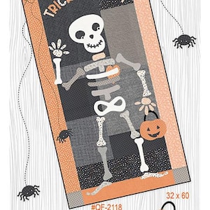 Mr. Bones Quilt Pattern by the Quilt Factory*halloween Quilt*skeleton ...