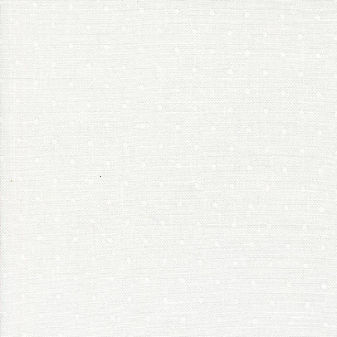 Moda Magic Dot Cotton Cloud (5230 39) 1/2 Yard Increments*tonal White ...