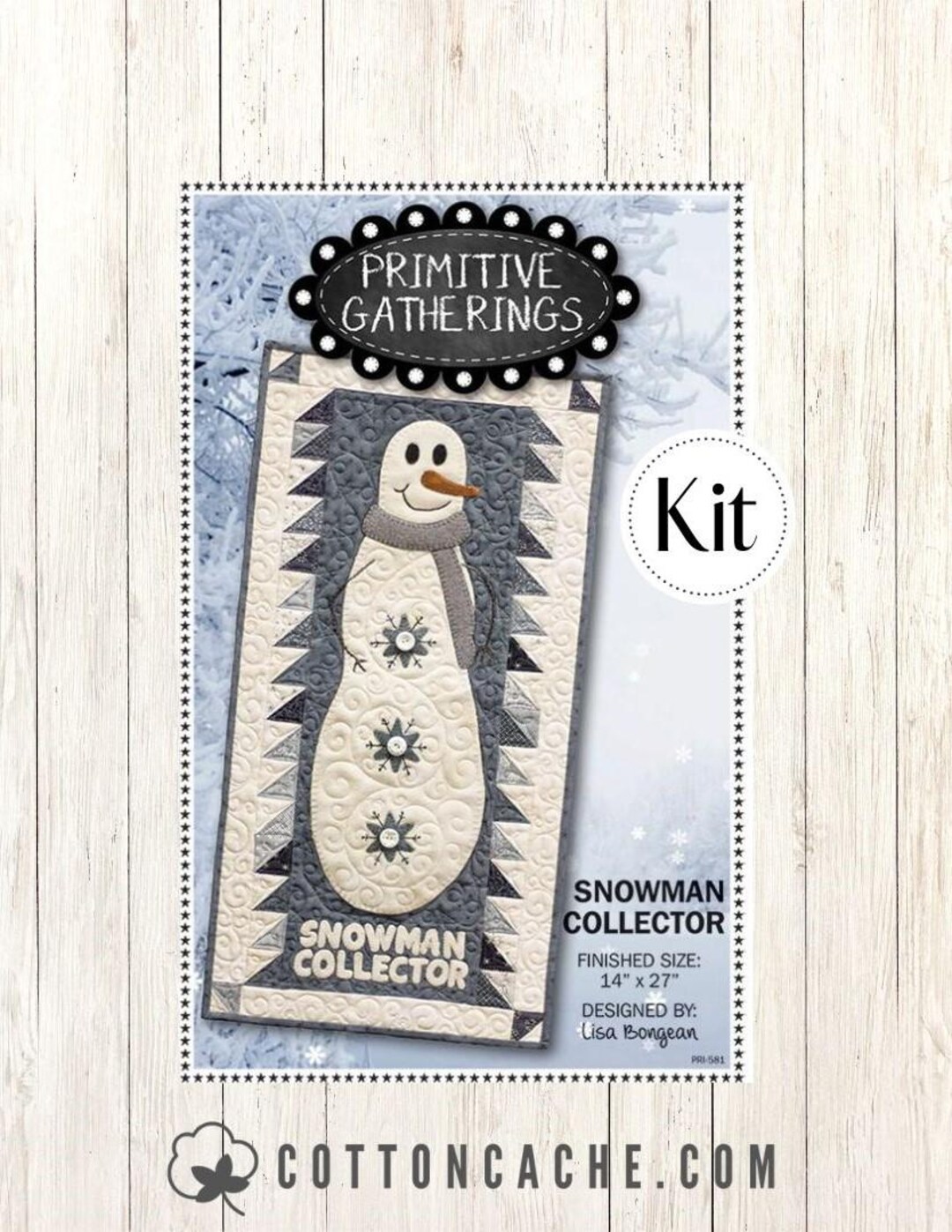 Snowman Collector Quilt Kit Featuring Snowman Gatherings*snowman Quilt ...