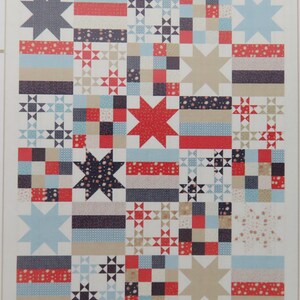 All American Quilt Pattern Patritotic Quilt Pattern Star | Etsy