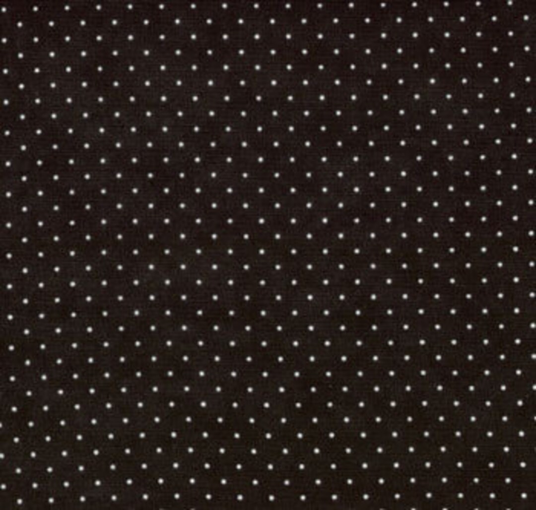 Moda Essential Dots Jet Black*8654 41*1/2 Yard Increments*halloween ...