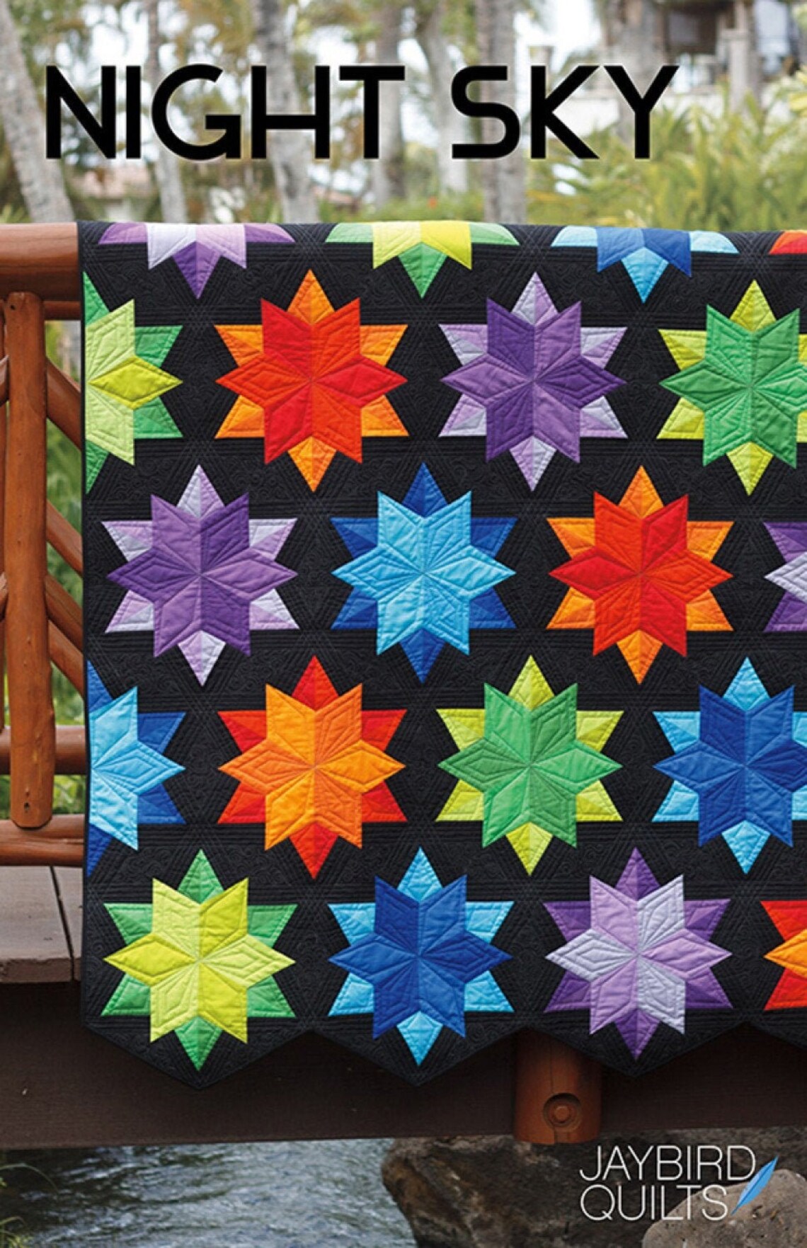 Night Sky Quilt by Jaybird Quilts*night Sky Quilt*star Quilt Pattern ...