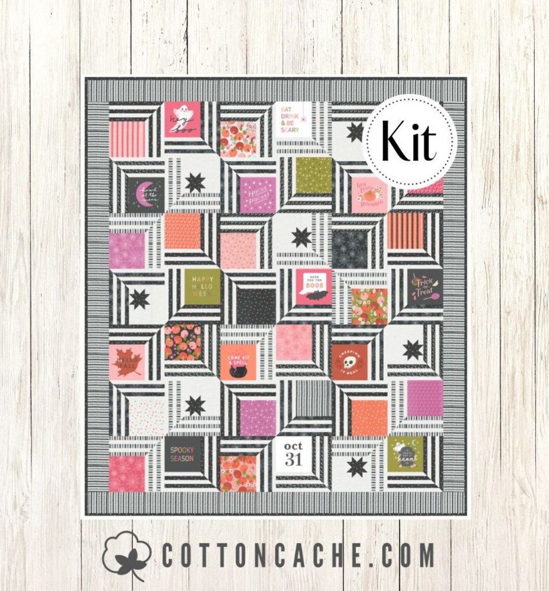 The Web Quilt Kit Featuring Hey Boo by Lella Boutique (CCK100145) Hey ...