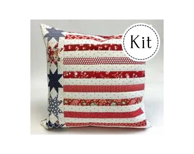 Stripes & Stars Pillow Kit CCK 246 A Americana Pillow - Etsy