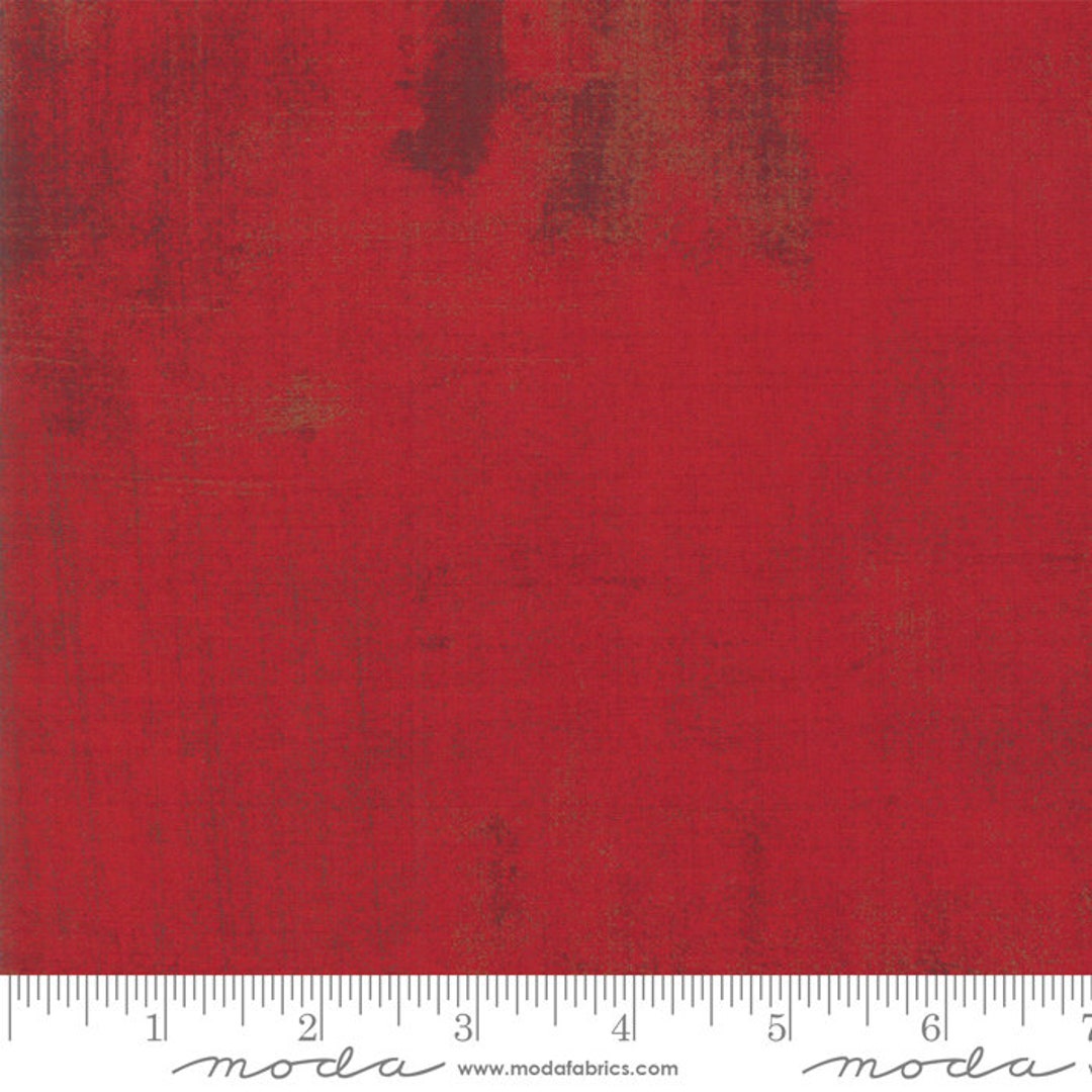 Moda Grunge Basic Berry*30150 508*1/2-YD Increments*red Blender*red ...