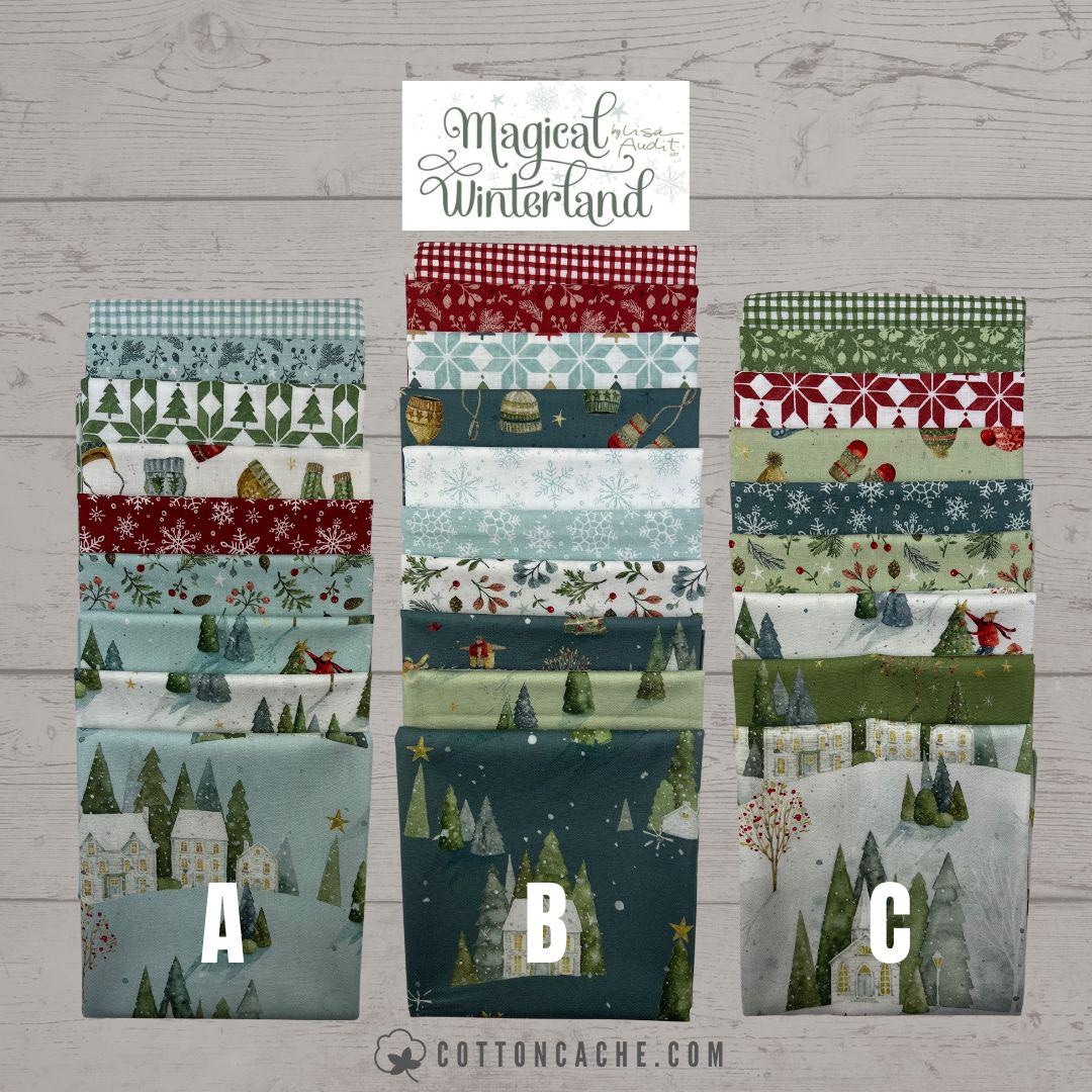 Riley Blake Designs Magical Winterland Fat Quarter Bundle (CC 14940 ...