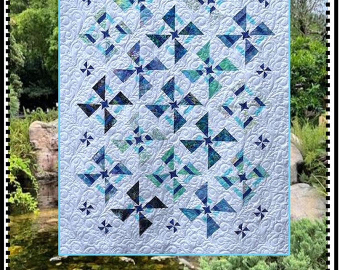 Spin Cycle Quilt Pattern by Whirligig Designs*pinwheel Quilt Pattern ...