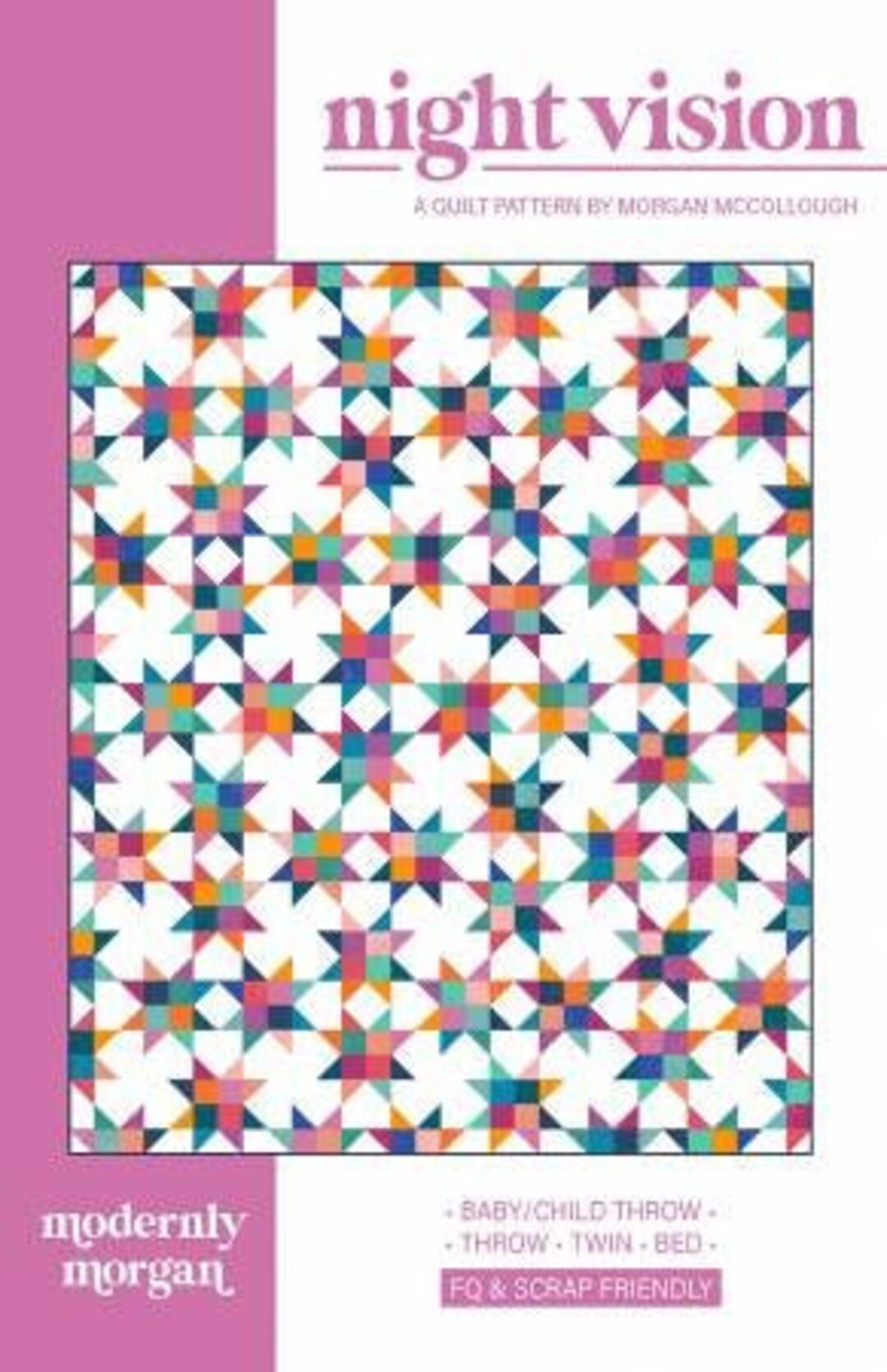 Night Vision Quilt Pattern by Modernly Morgan*scrappy Quilt Pattern*fq ...