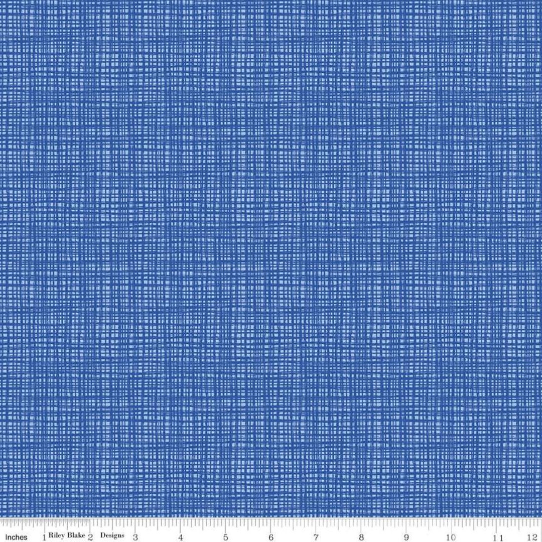 Riley Blake Designs Texture Bluebird*c610-bluebird*1/2-yard Increments ...