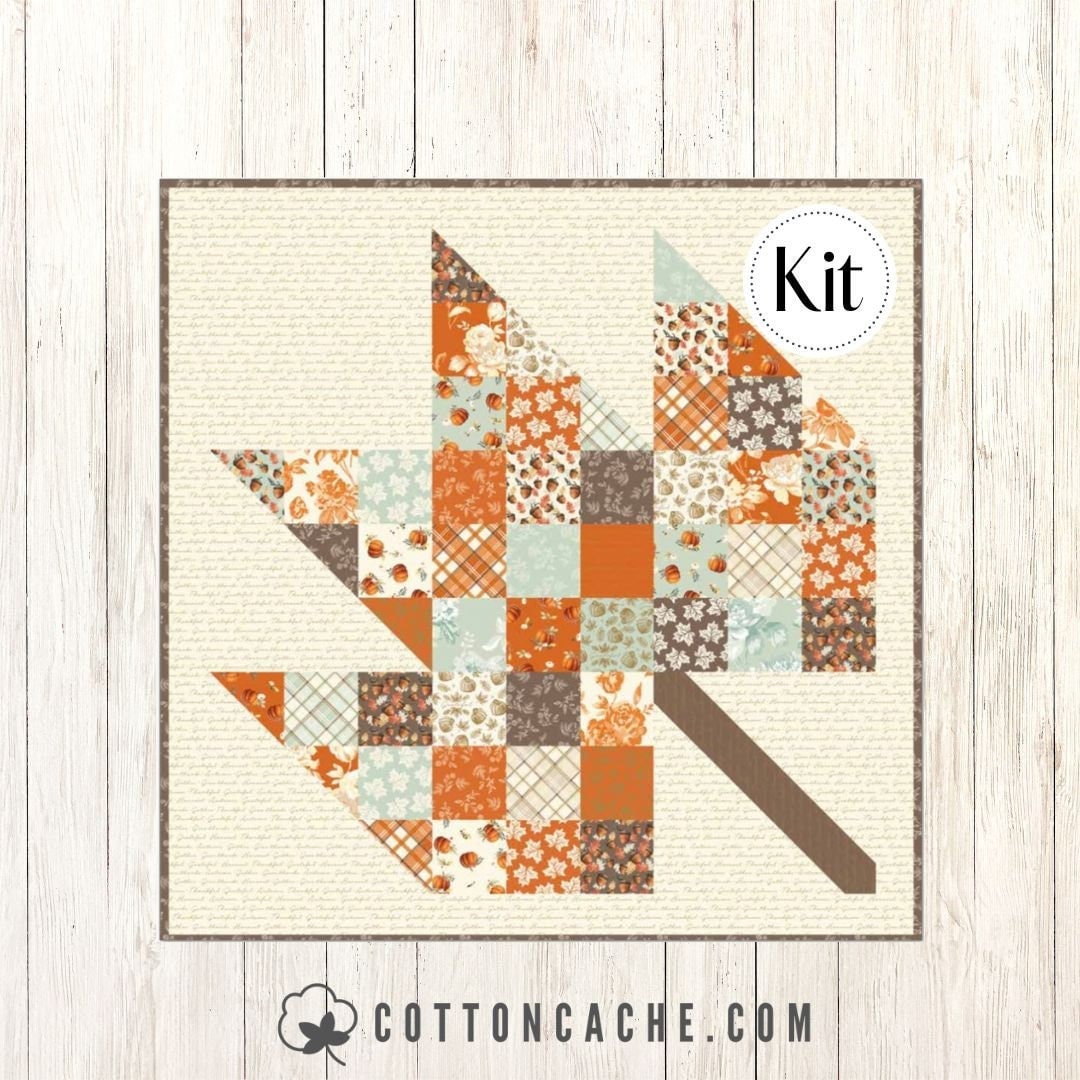 Maple Leaf Quilt Kit Featuring Shades of Autum by My Mind's Eye CCK ...