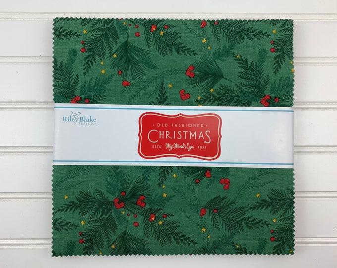 Riley Blake Designs Old Fashioned Christmas 10" Stacker (10-12130-42 ...