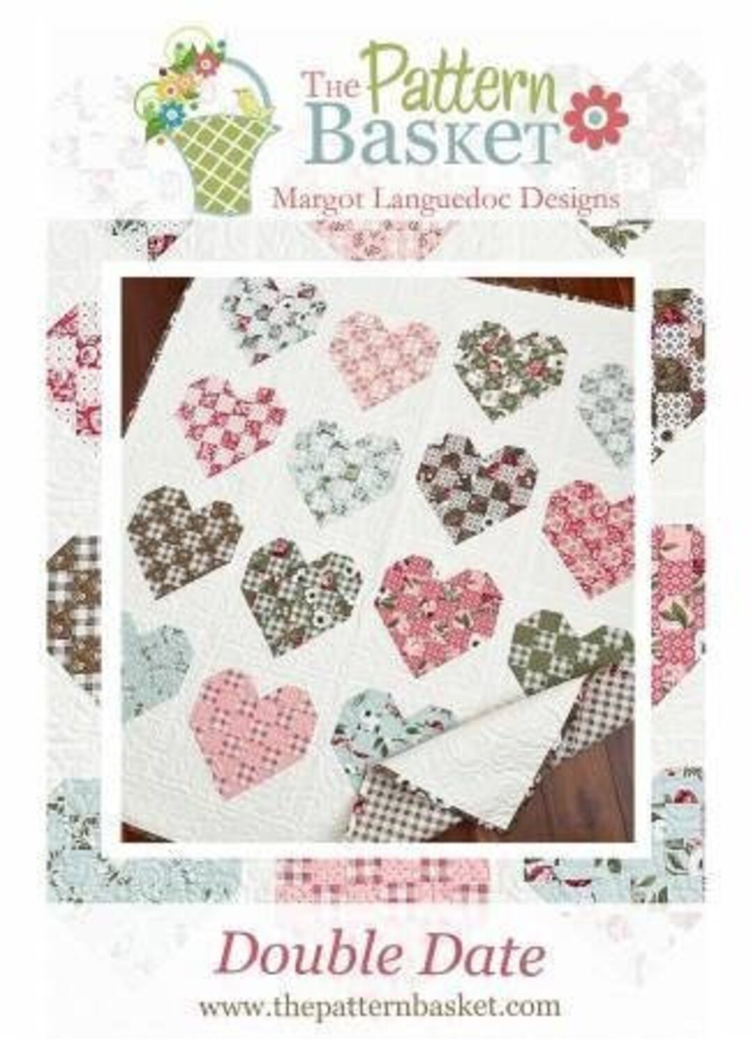 Double Date Quilt Pattern by the Pattern Basket*double Date Quilt*heart ...