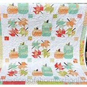 Farmhouse Fall Quilt Pattern*farm House Fall Quilt*fall Quilt Pattern ...