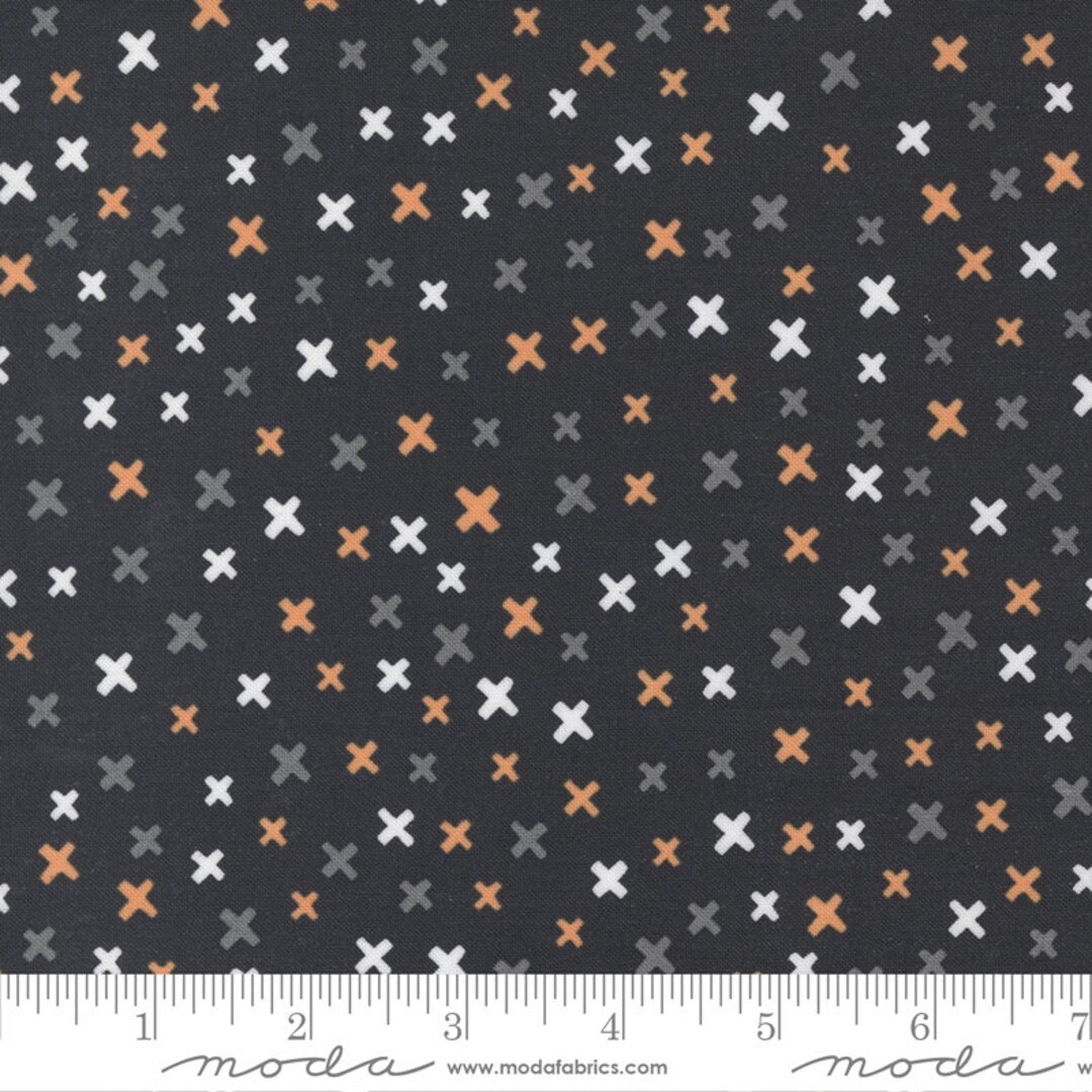 MODA Late October Black Multi Xs (55591 13) 1/2-YD Increments ...