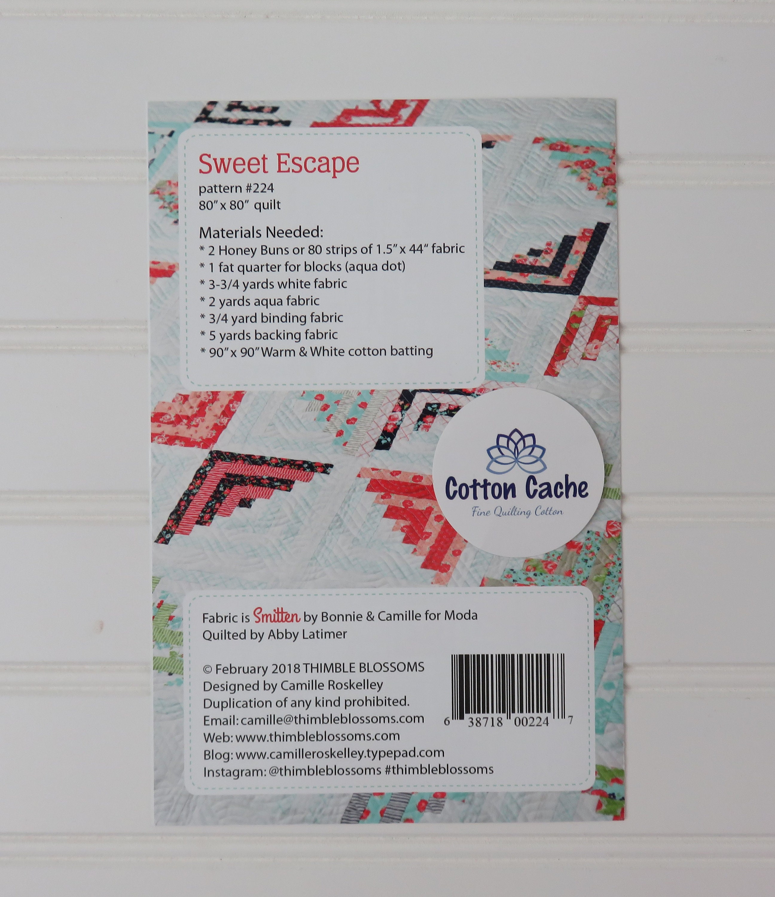 Sweet Escape Quilt Kit featuring Early Bird Fabric by Bonnie & Camille ...