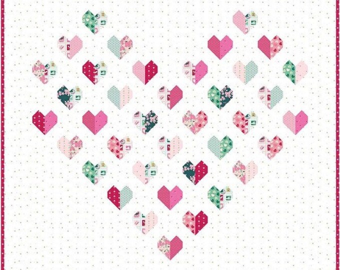 Adore Quilt Pattern by Thimble Blossomsstitch Pink Quilt Patternadore ...