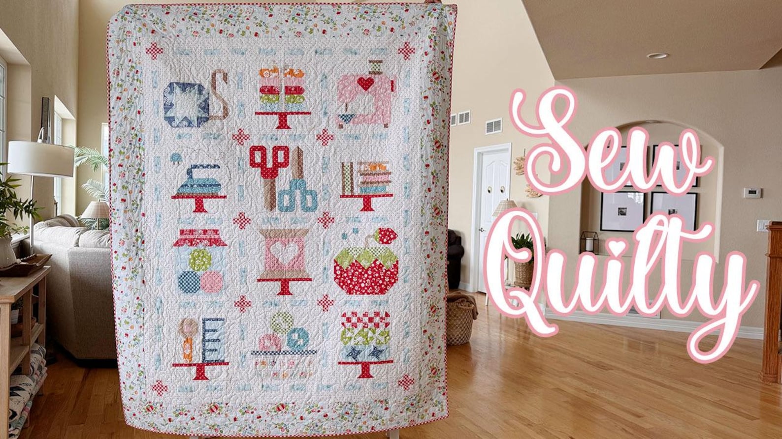 Sew Quilty Quilt Pattern by Erica Made Designs*sewing Machine Quilt ...