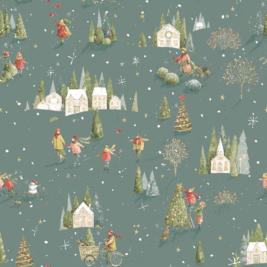 Riley Blake Designs Magical Winterland Winter Scene Winter C14942 ...