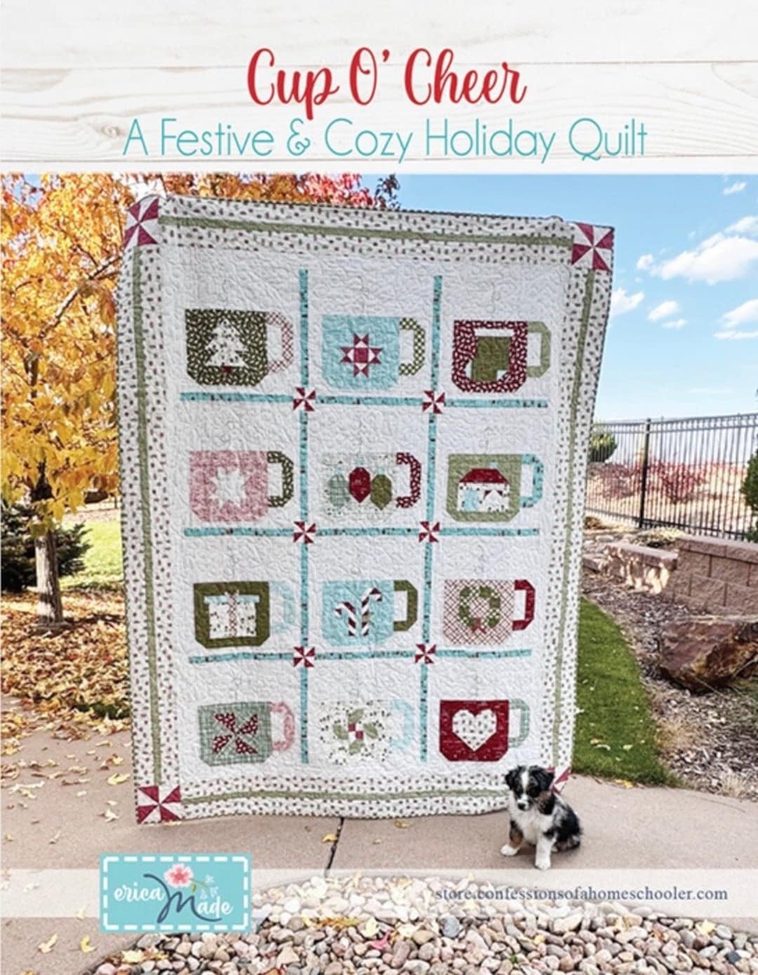 Cup O' Cheer Quilt Pattern by Erica Made*christmas Quilt Pattern*cup O ...