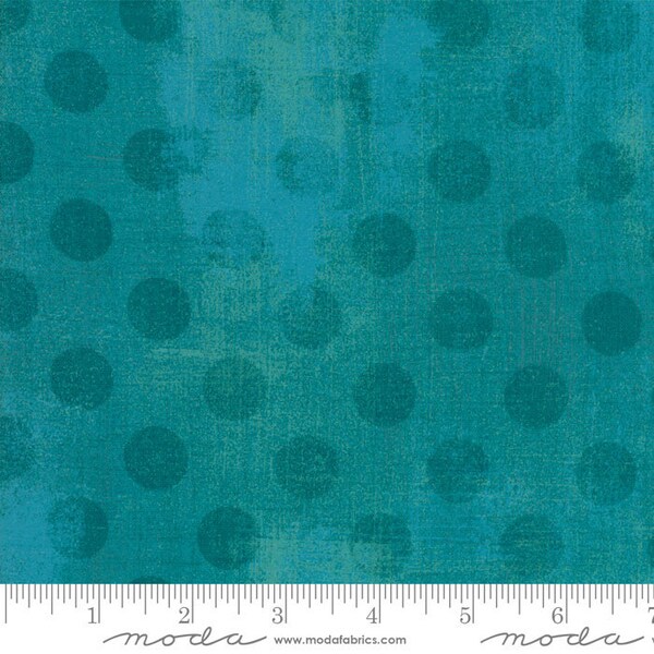 Turquoise Polka Dot Fabric - Etsy