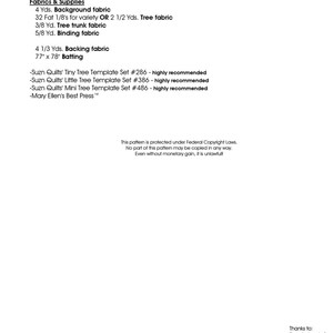 Forest Stroll Quilt Pattern From Suzn Quilts*christmas Tree Quilt ...