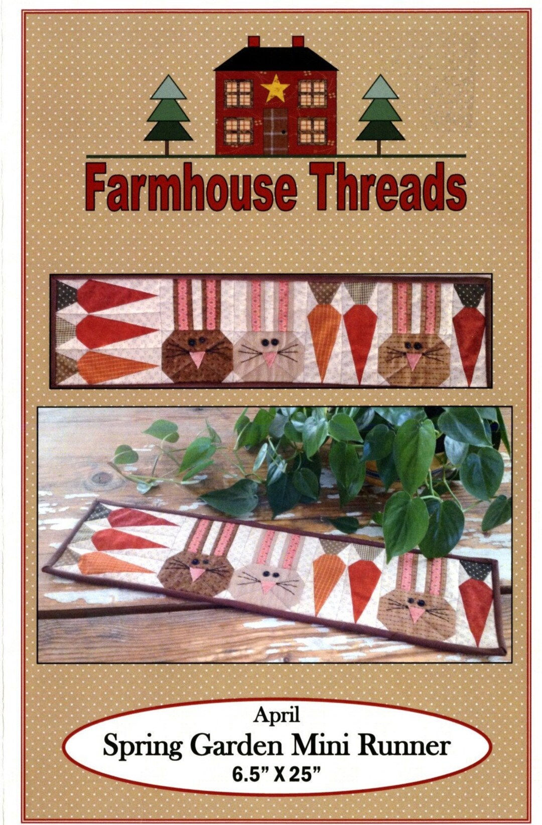 Spring Garden Mini Runner Pattern by Farmhouse Threads Inc*easter Table ...