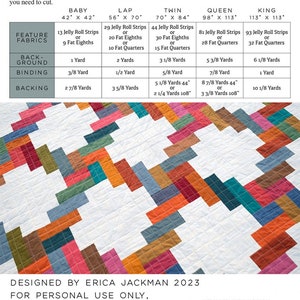 The Phoebe Quilt Pattern by Kitchen Table Quilting*rainbow Quilt*modern ...