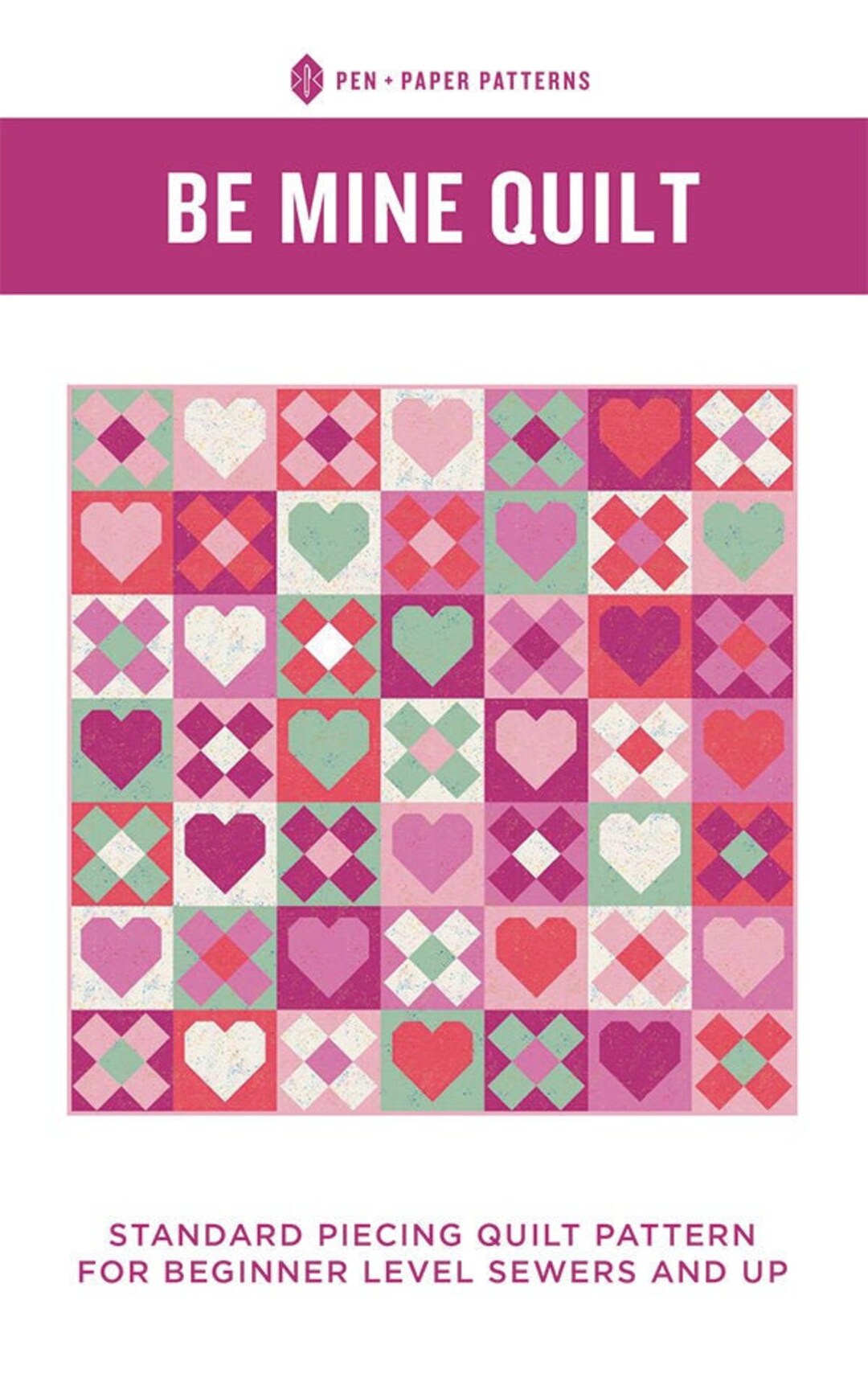 Be Mine Quilt Pattern by Pen and Paper Patterns*be Mine Quilt*be Mine ...