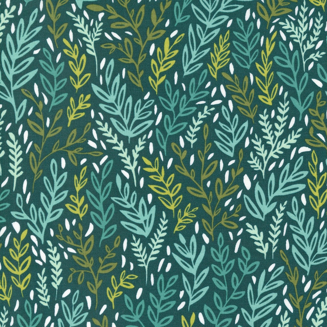 MODA Willow Meadow Lagoon (36062 20) 1/2-YD Increments*one Canoe Two ...