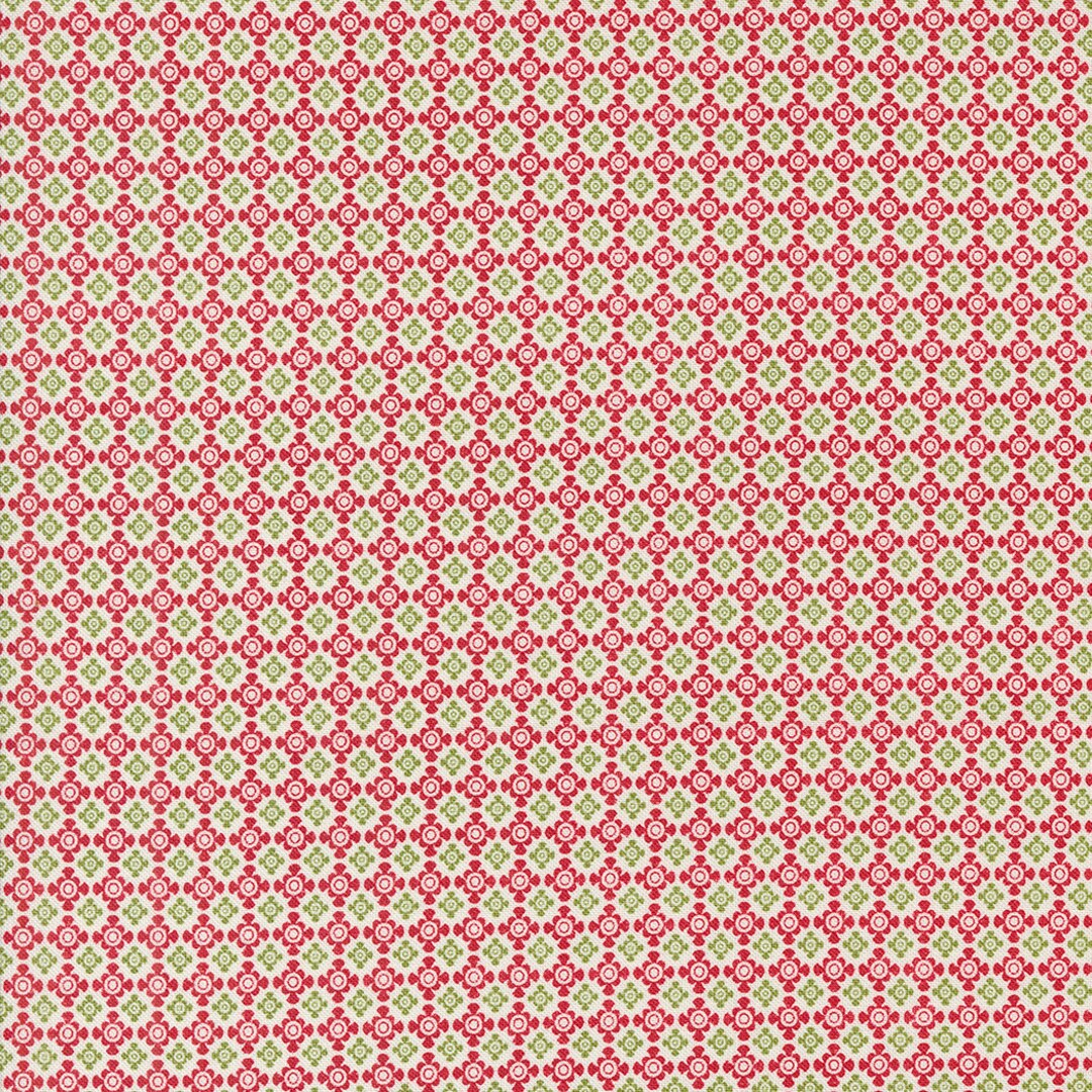 Moda on Dasher Reindeer Candy Red (55662 12) 1/2-YD Increments ...