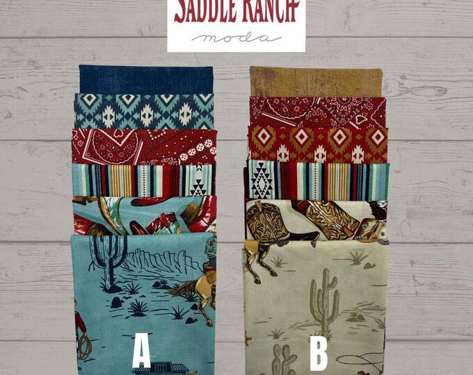 Moda Saddle Ranch Fat Quarter Bundle (CC 33790) Fat Quarter Bundle ...