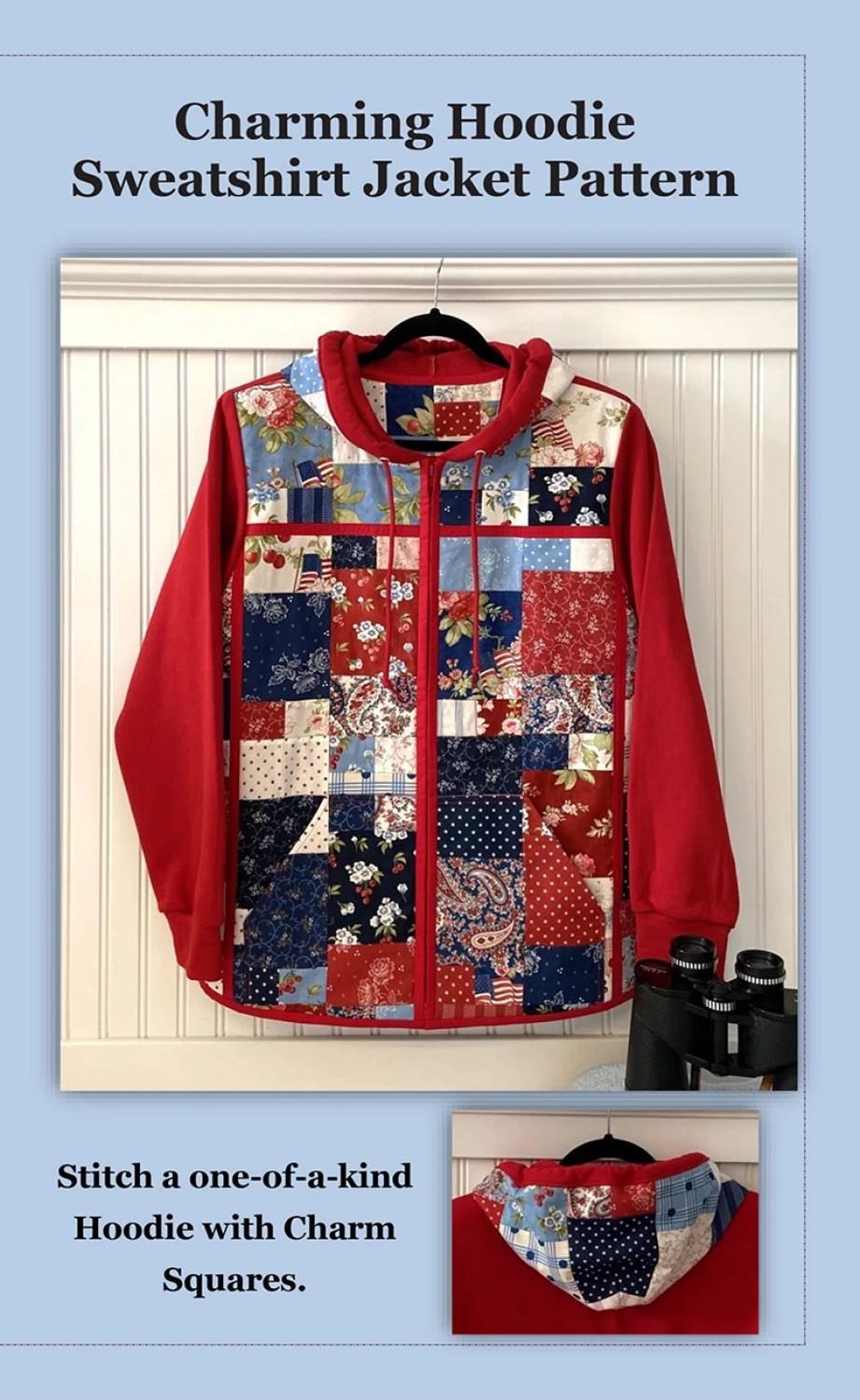 Charming Hoodie Pattern From Quilt Woman.com*quilted Hoodie Pattern ...