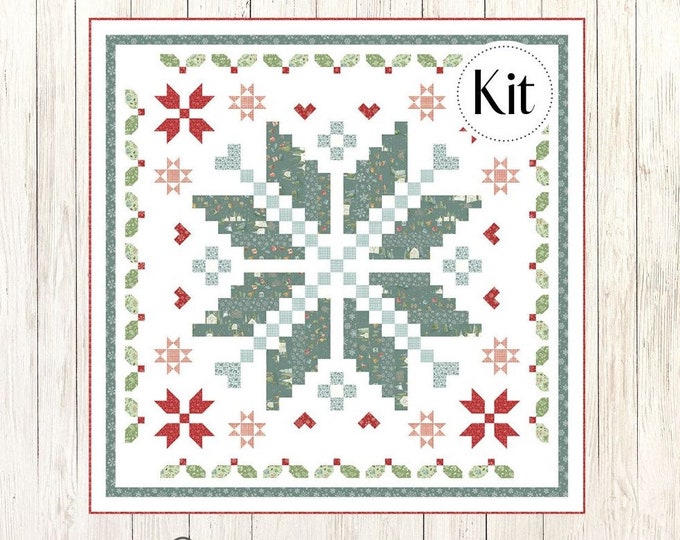 Winter Magic Quilt Kit CCK 100156 Snowflake Quiltchristmas ...