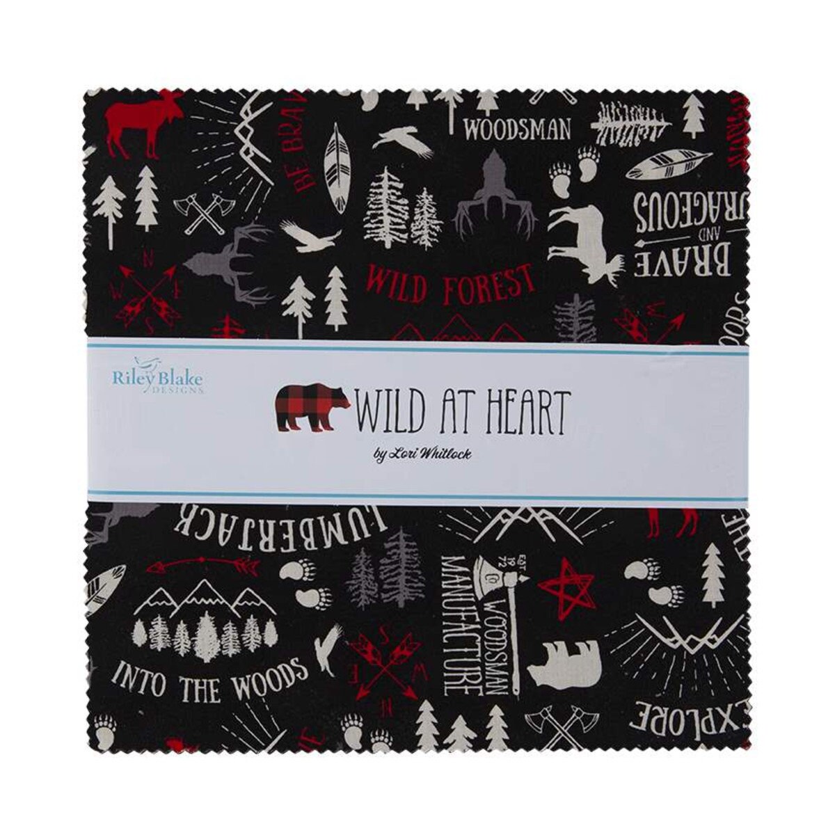 Riley Blake Designs Wild At Heart 10 Inch Stacker (10-9820-42)