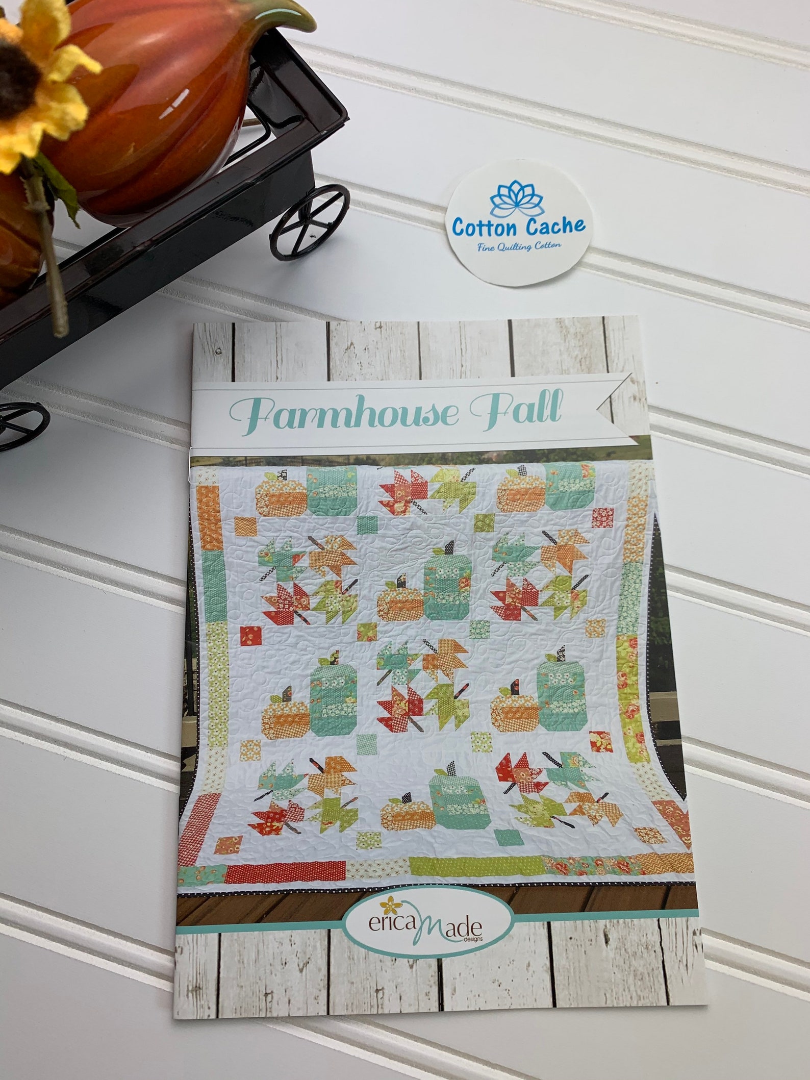 Farmhouse Fall Quilt Pattern*farm House Fall Quilt*fall Quilt Pattern ...
