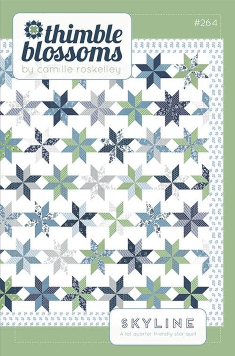 Skyline Quilt Pattern by Thimble Blossomsskyline Quilt - Etsy