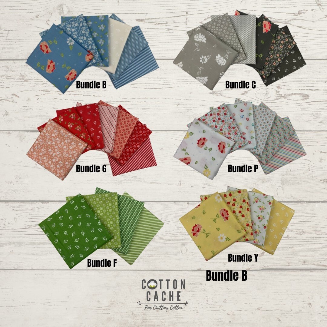 MODA Emma FQ Bundle (CC10018) Fall Fat Quarter Bundle*sheri & Chelsi ...