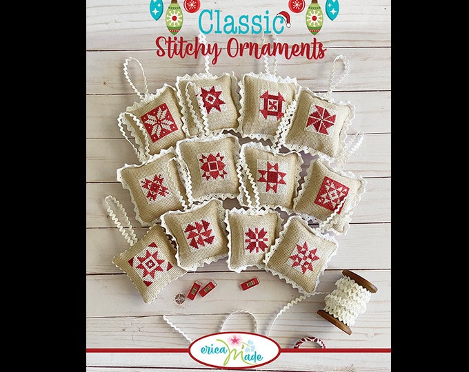 12 Days of Stitchy Ornaments Pattern*counted Cross Stitch Pattern ...