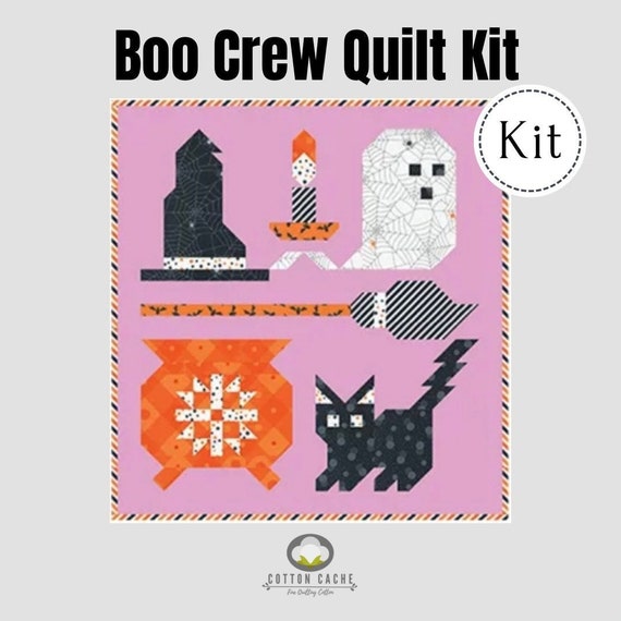 The Boo Crew Quilt Kitboo Crew Sew Alongboo Crew Wall - Etsy