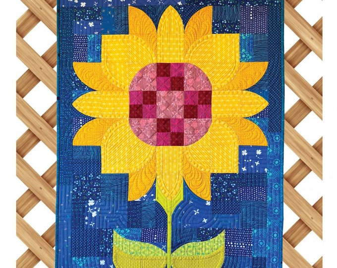 Posh Sunflower Quilt Pattern From Sew Kind of Wonderful*sunflower Quilt ...